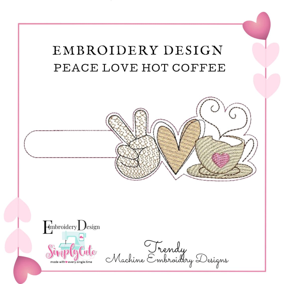 ITH Machine Embroidery Designs Heart Embroidery Designs Key - Etsy