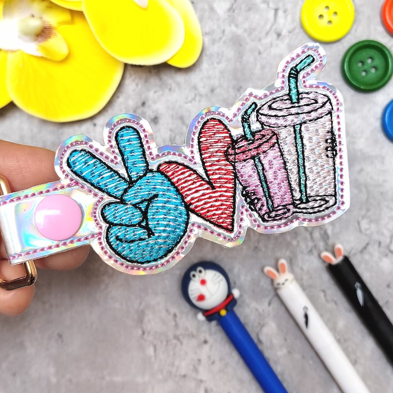 In the Hoop Embroidery Designs Heart Embroidery Design ITH - Etsy