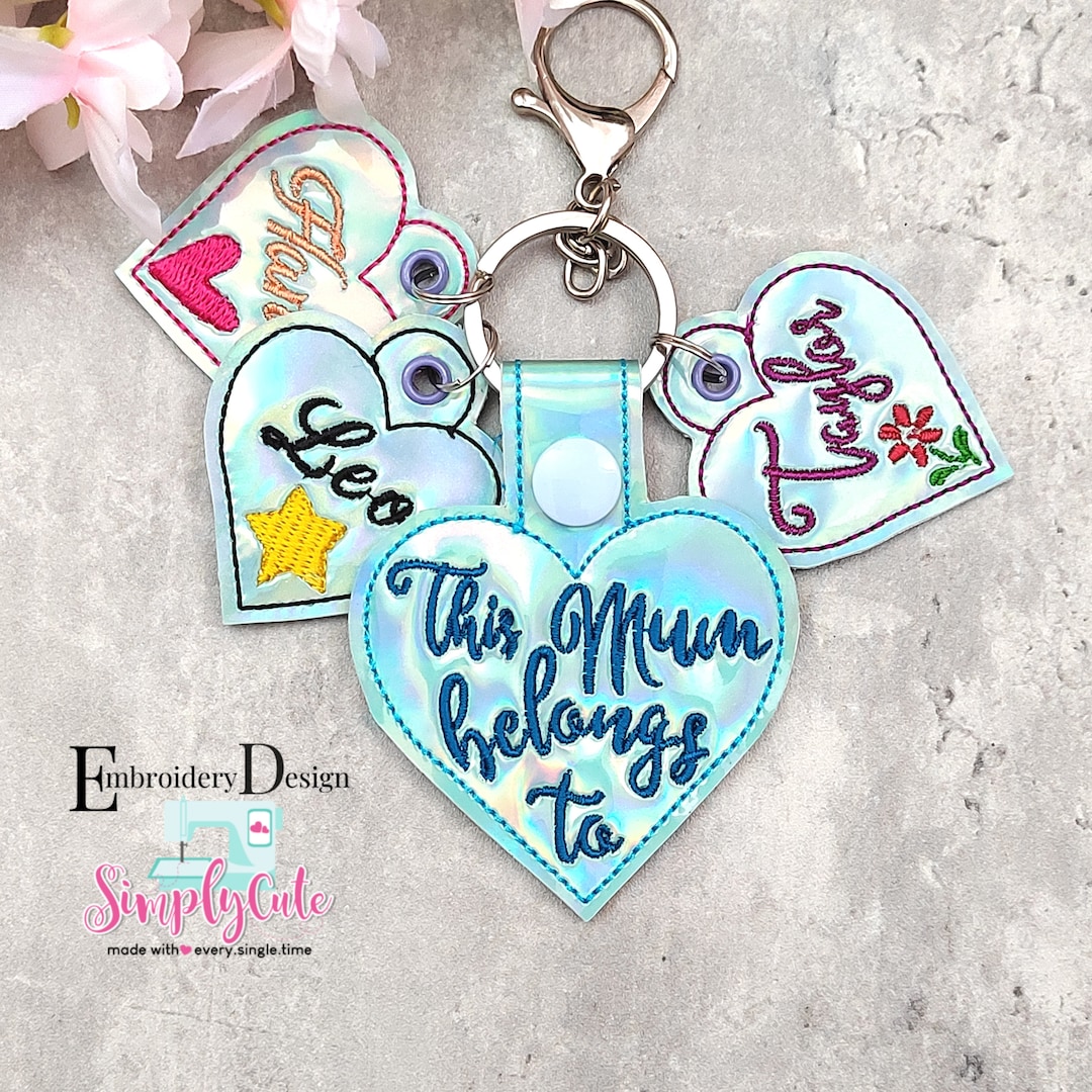 Personalize Embroidery Design | Mum Embroidery Designs | ITH Embroidery ...