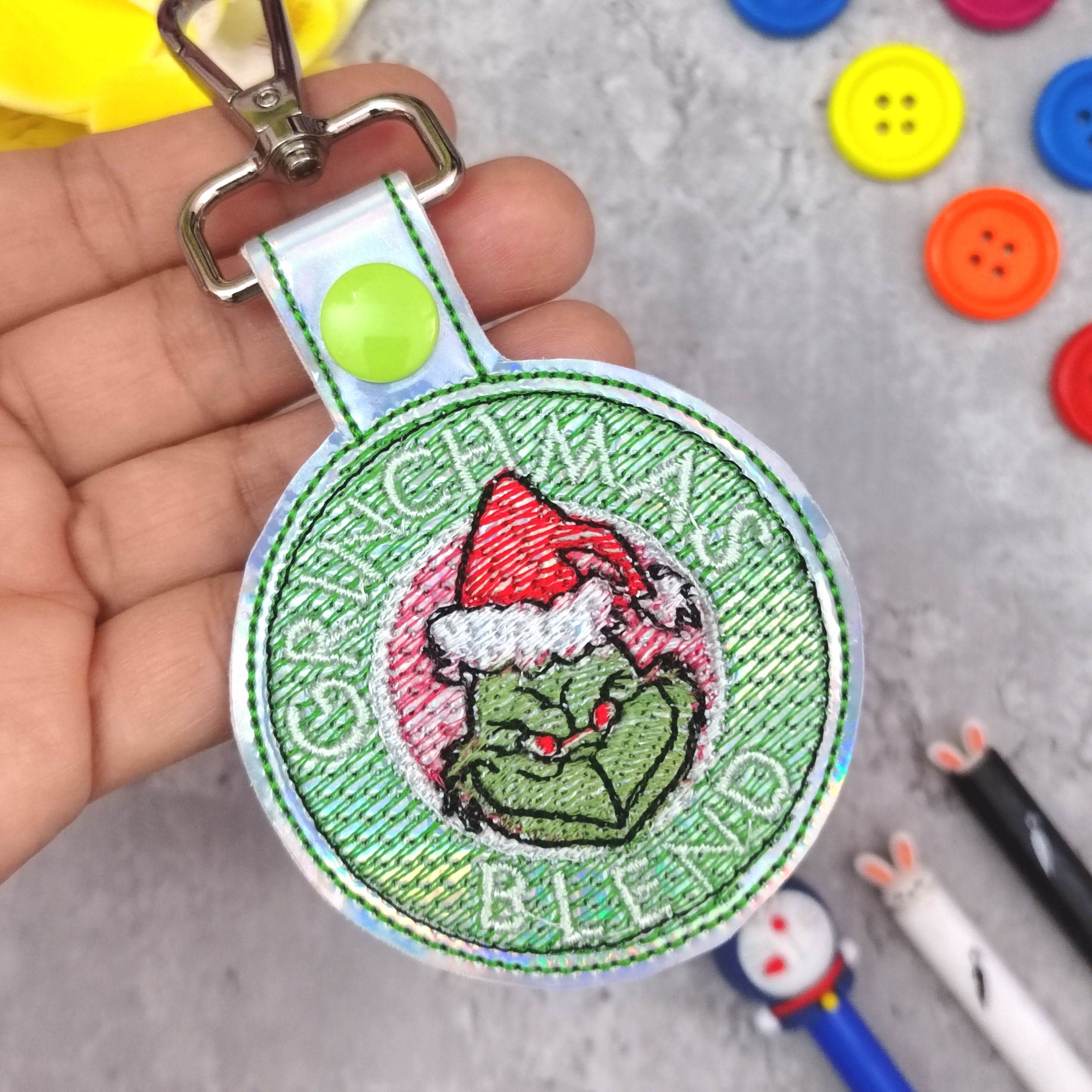 Snap Tab in the Hoop Machine Embroidery Design , Machine Embroidery ...