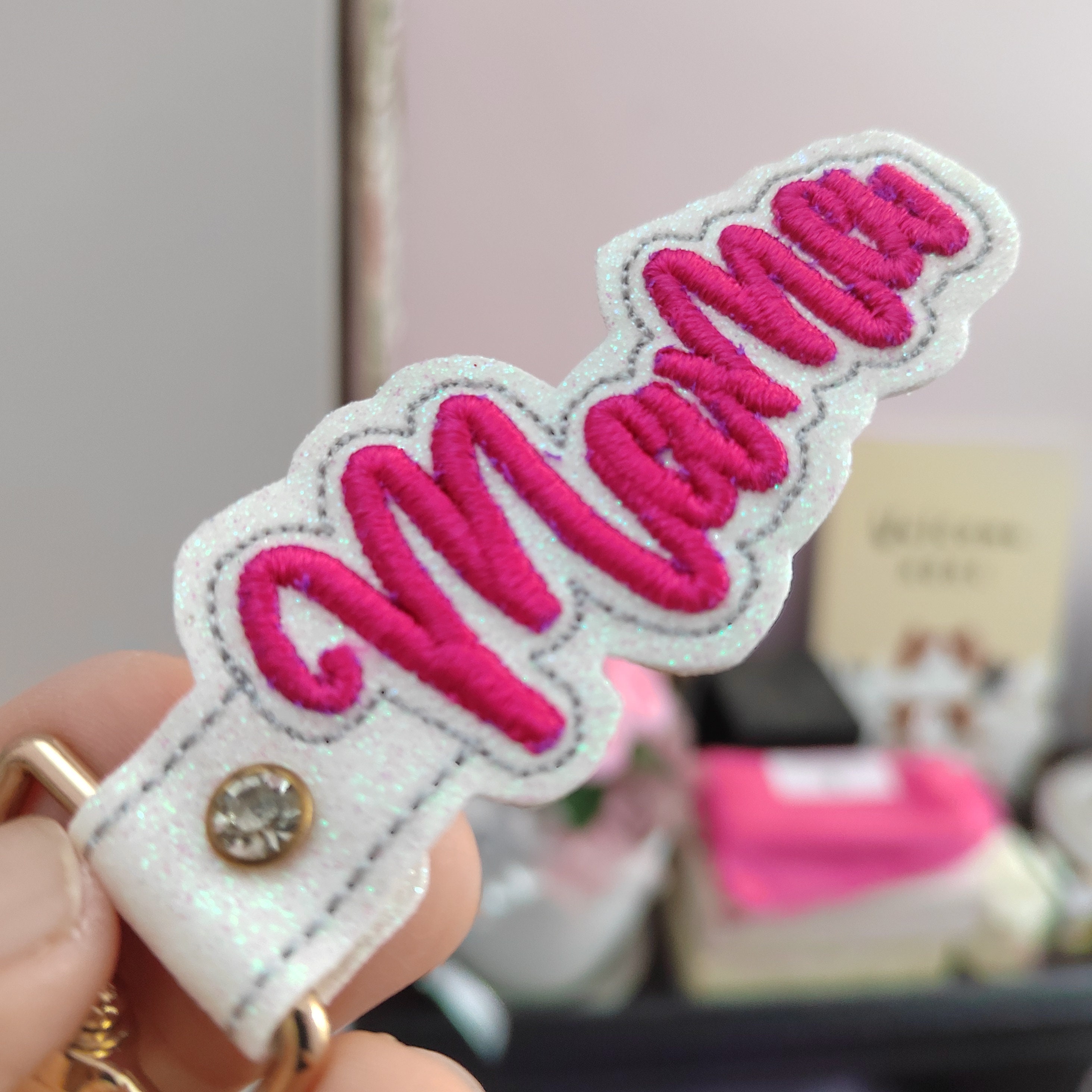 3D Puff Foam Mama ITH Snap Tab Gift for Mom - Etsy
