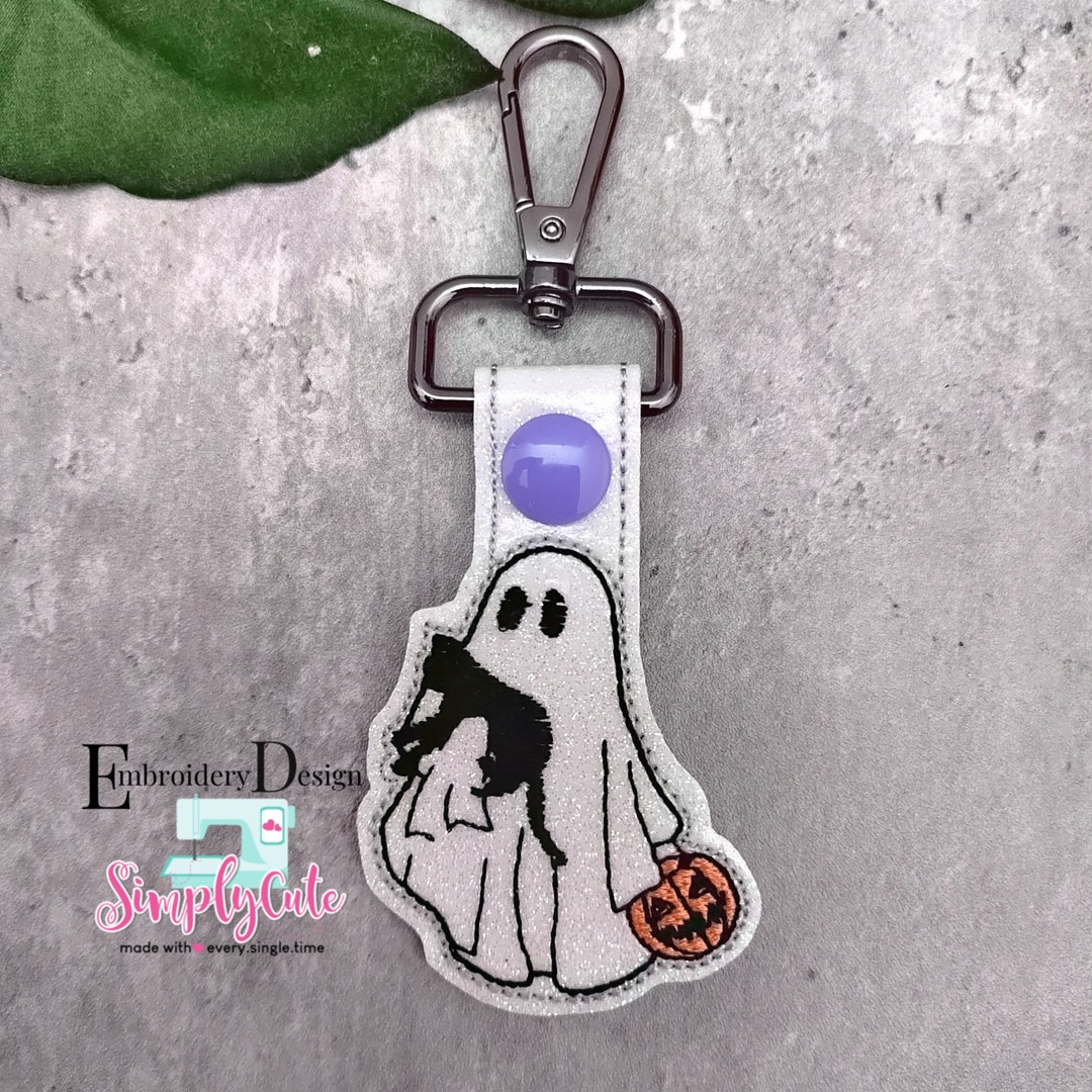 Halloween Embroidery Design, Halloween Key Fob Embroidery Designs, ITH ...