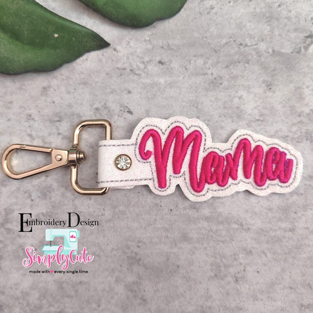 3D Puff Foam Mama ITH Snap Tab Gift for Mom - Etsy