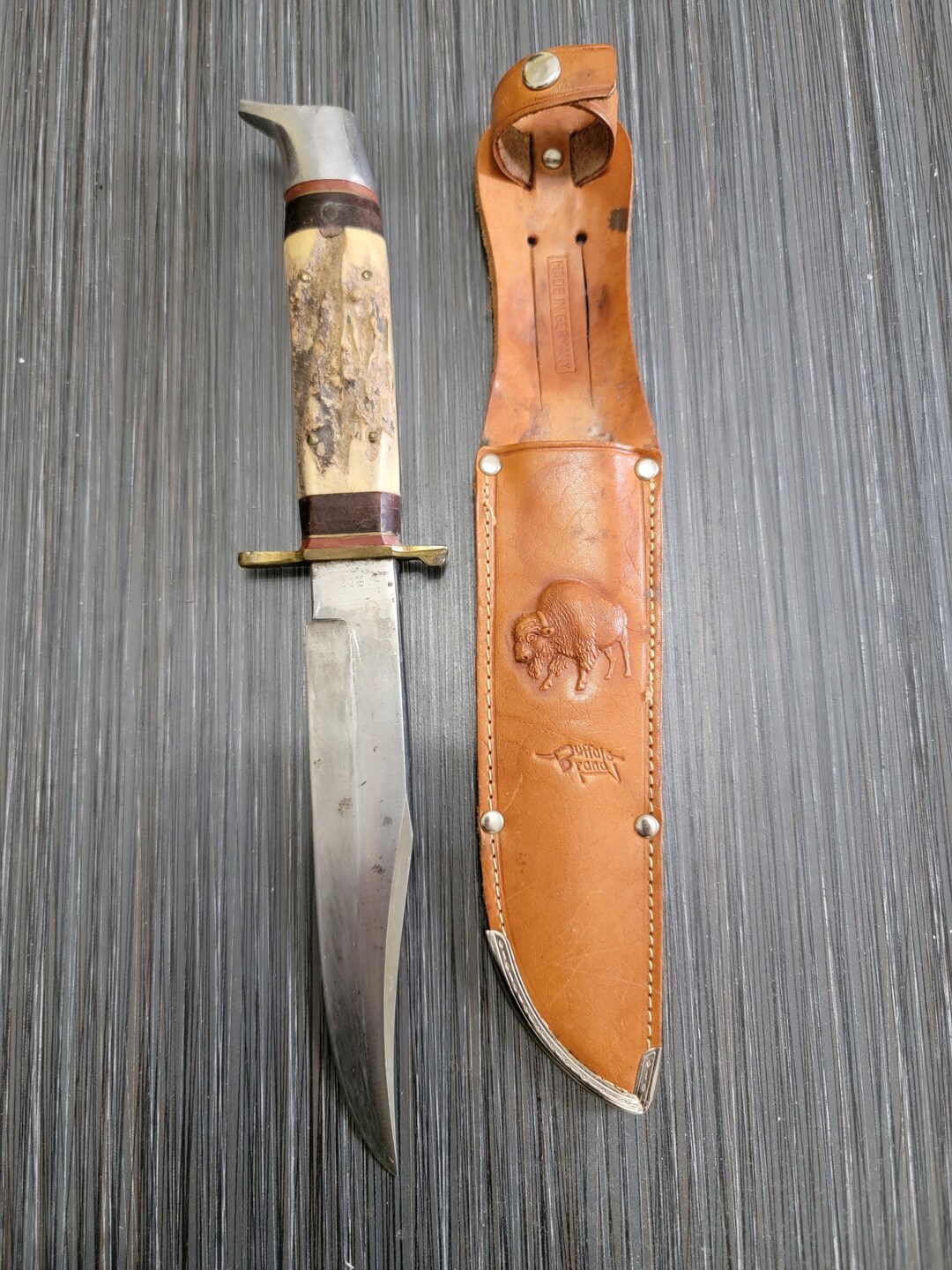 A German Solingen Very Large Hunting Bowie Knife - Etsy Canada
