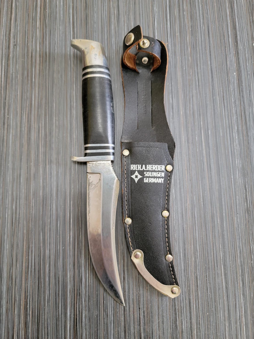 A German Solingen Large Rich A Hurder Hunting Knife - Etsy