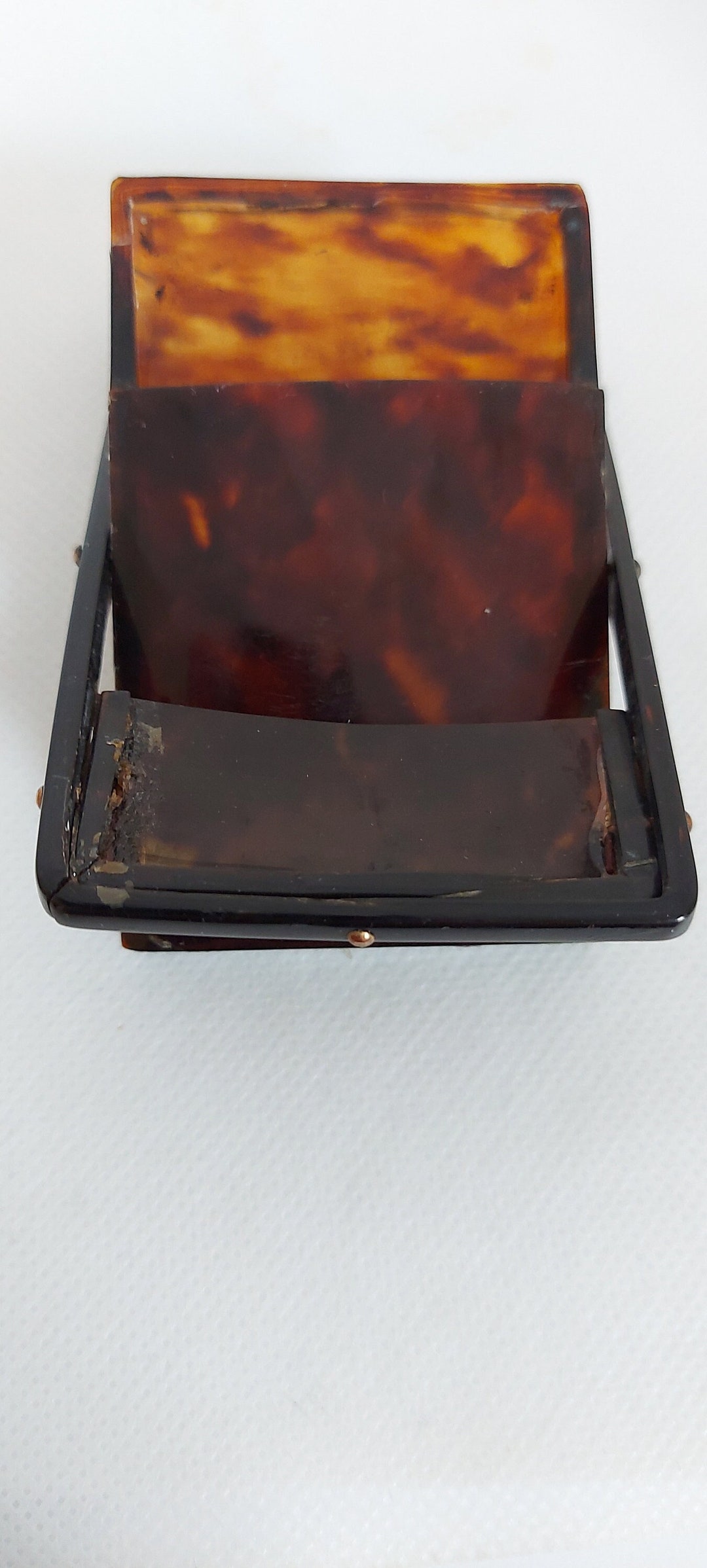 Victorian Calling Card Case Tortoiseshell Unusual Design - Etsy
