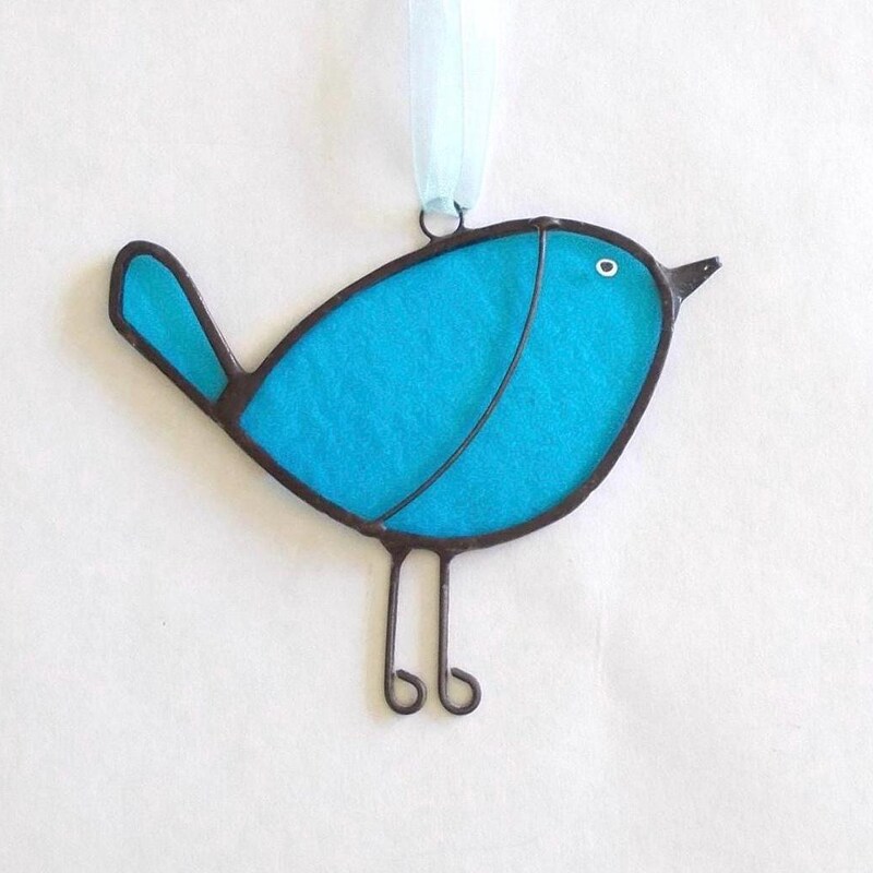 Little Bird Stained Glass Patterns - Etsy