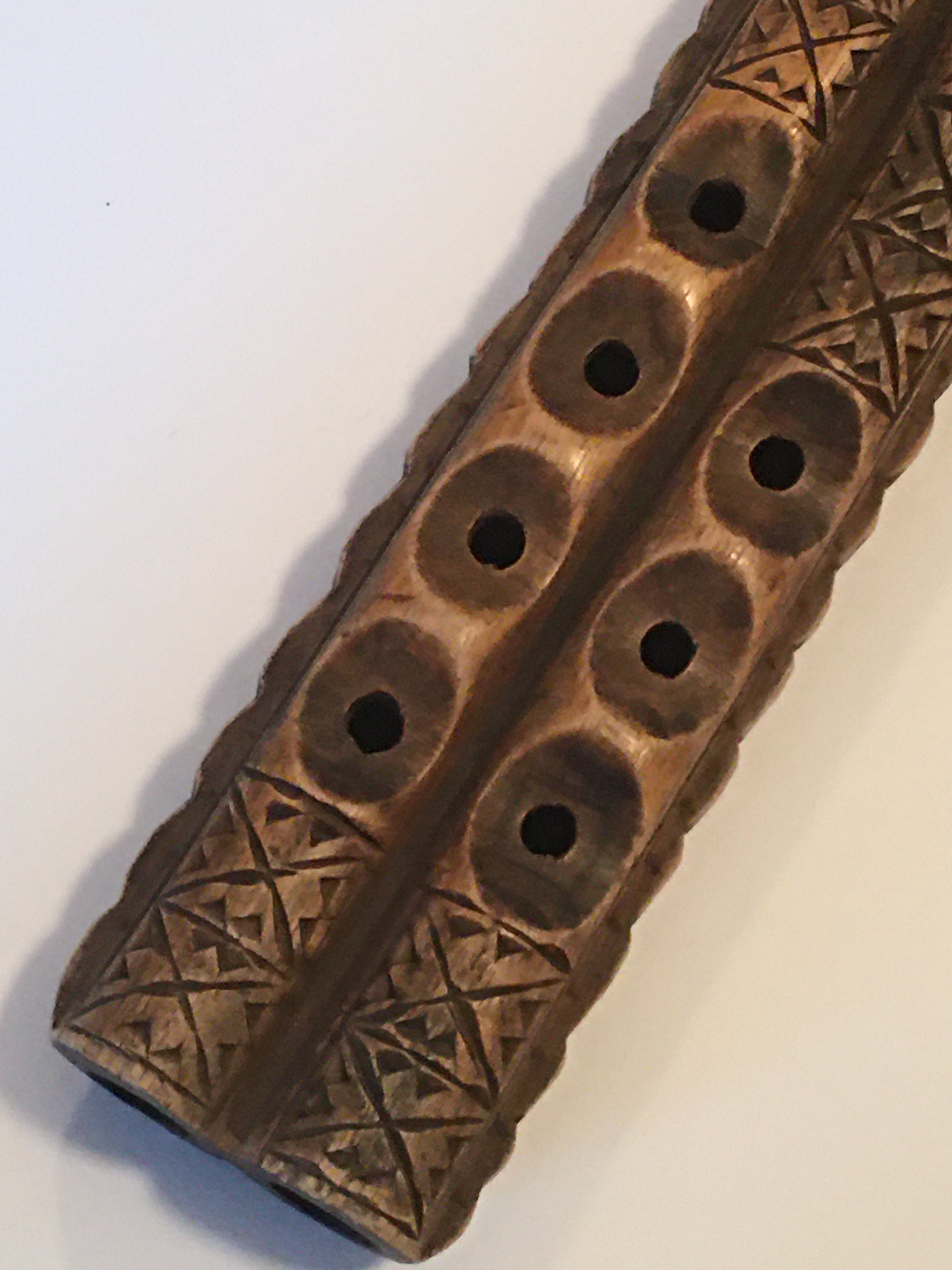 Extremely Rare Solid-wood Double-cane Fife From Myanmar (formerly Burma ...