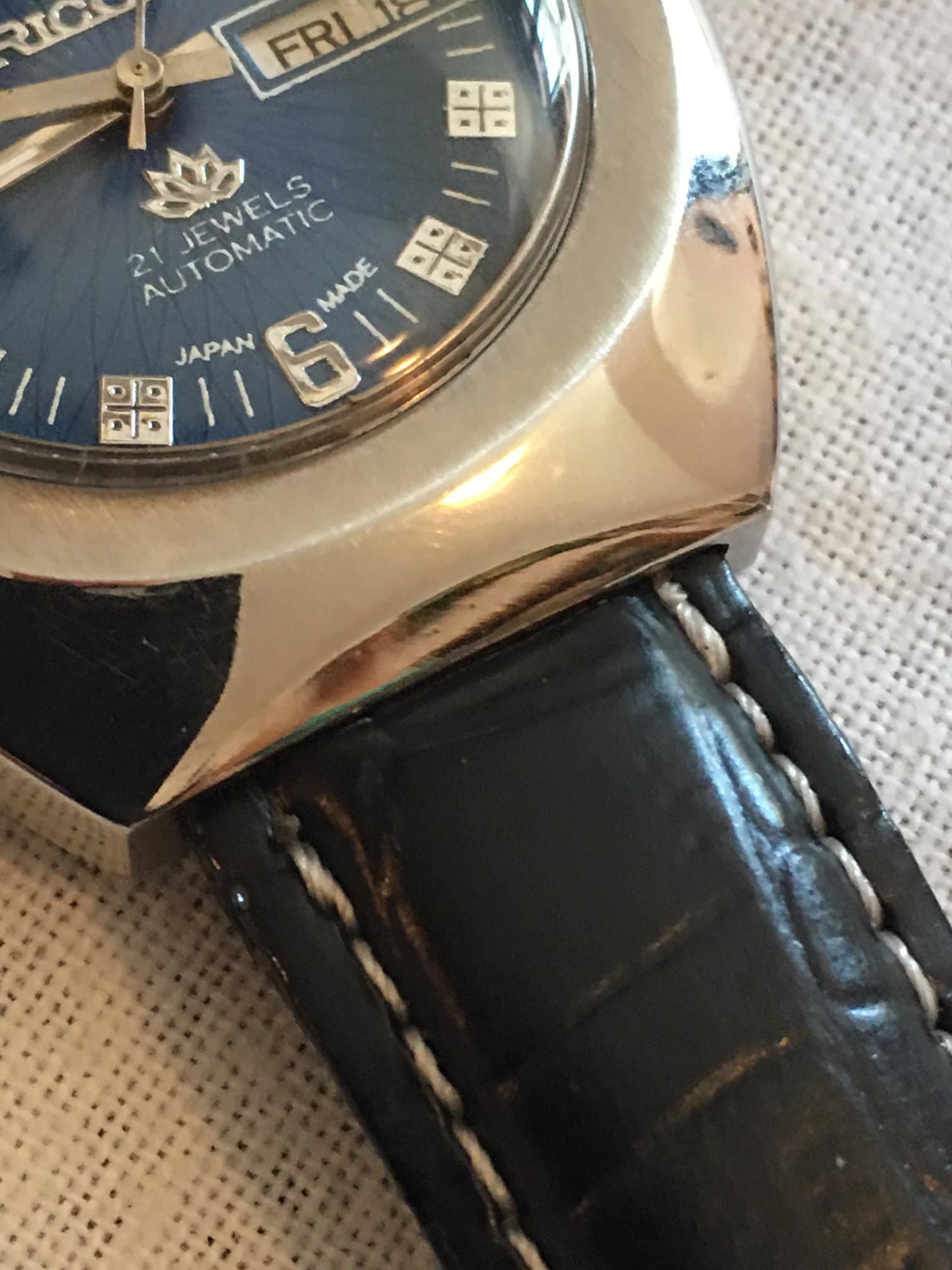 RICOH Genuine Watch Japan Rare Automatic Day-date 21 Jewels /ricoh ...