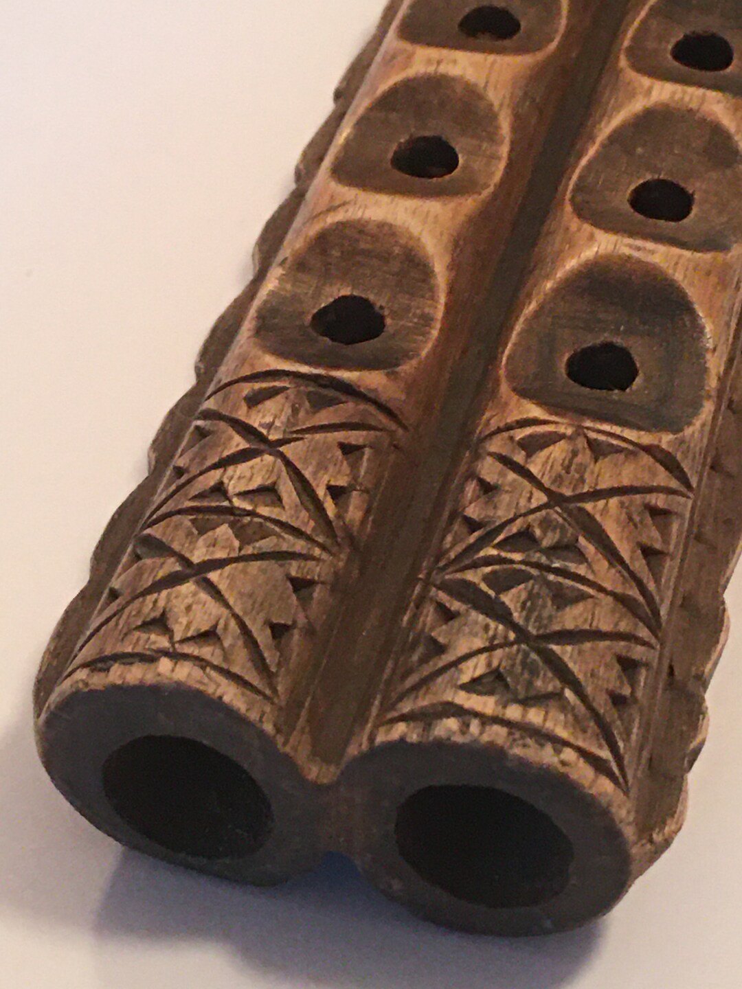 Extremely Rare Solid-wood Double-cane Fife From Myanmar (formerly Burma ...