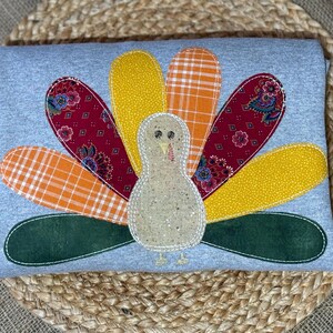 Turkey Shirt, Quilted Fall Shirt, Fall Shirt for Women, Turkey ,fall ...