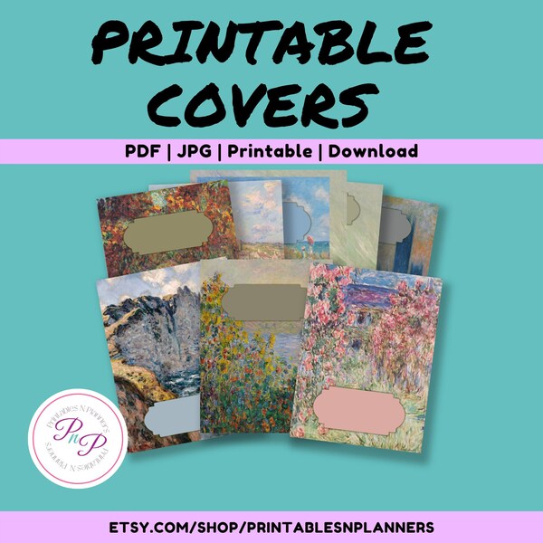 Binder Cover - Etsy