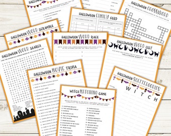 Halloween Scattergories Lists Halloween Game Printable - Etsy