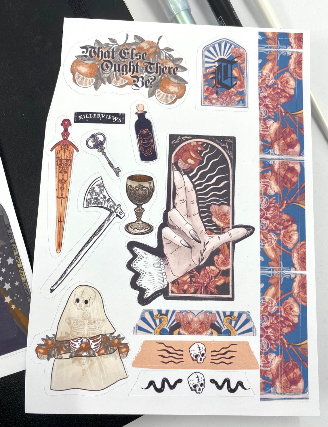 Medieval Sticker Sheet for Bullet Journal Kit and Planner - Etsy