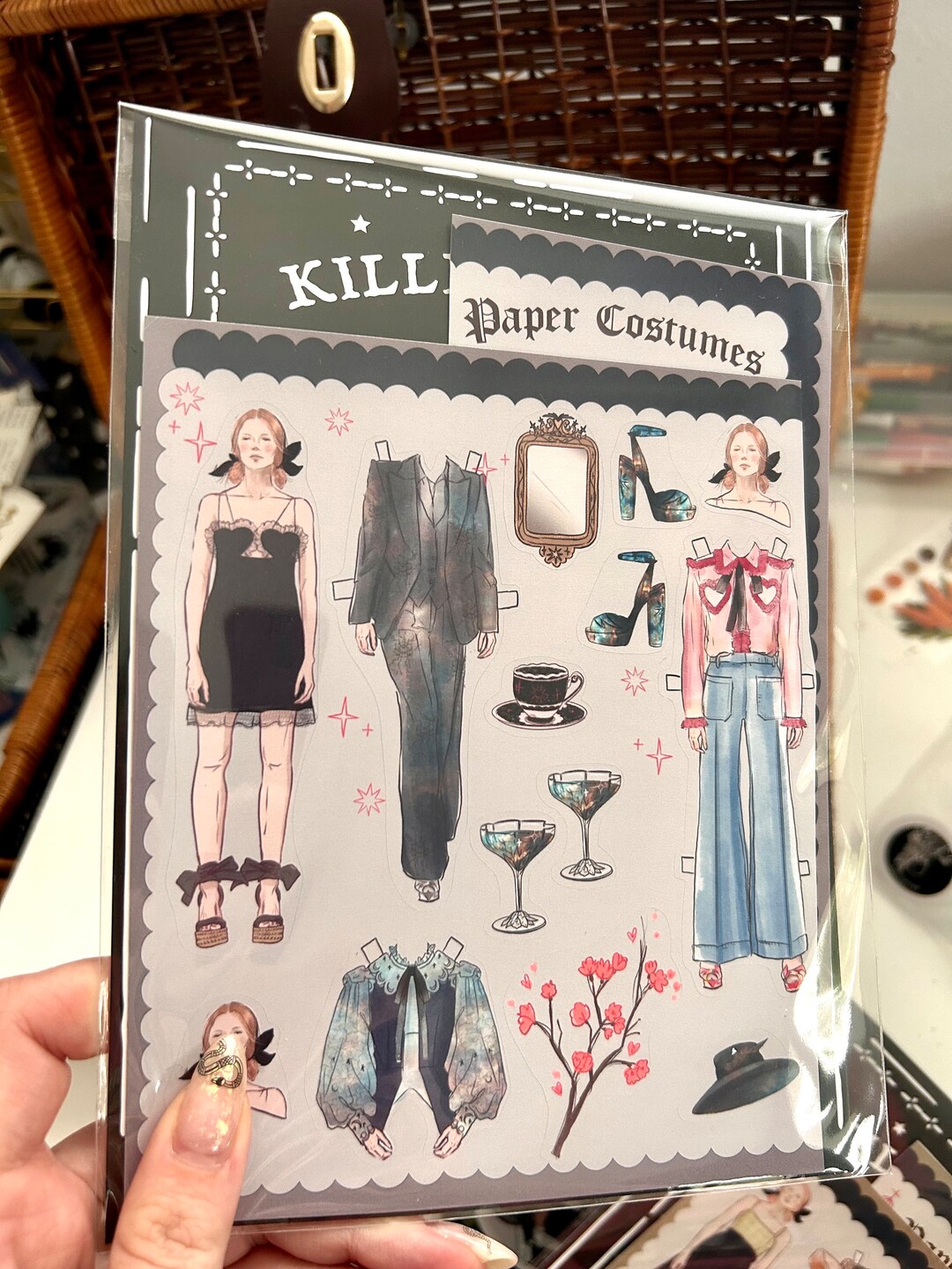 Paper Costumes Ethereal Inspired Sticker Sheet for Journal Kit ...