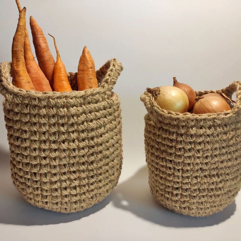 Jute Storage - Etsy