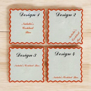 Custom Cocktail Napkin, 4 Custom Cocktail Napkins,personalization ...