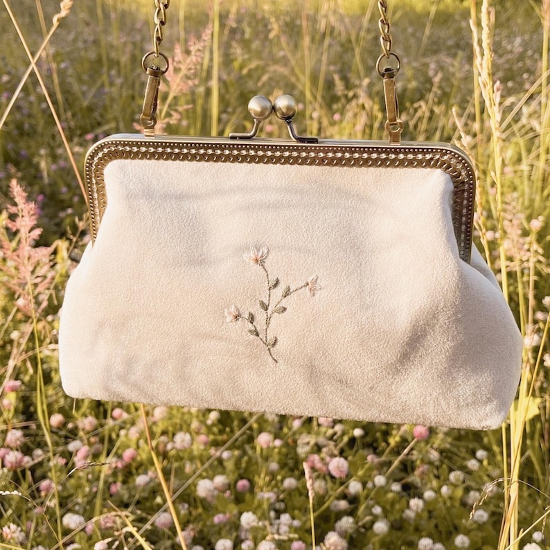 Custom Handcrafted Clutch With Flower Embroidery – Perfect Personalized ...