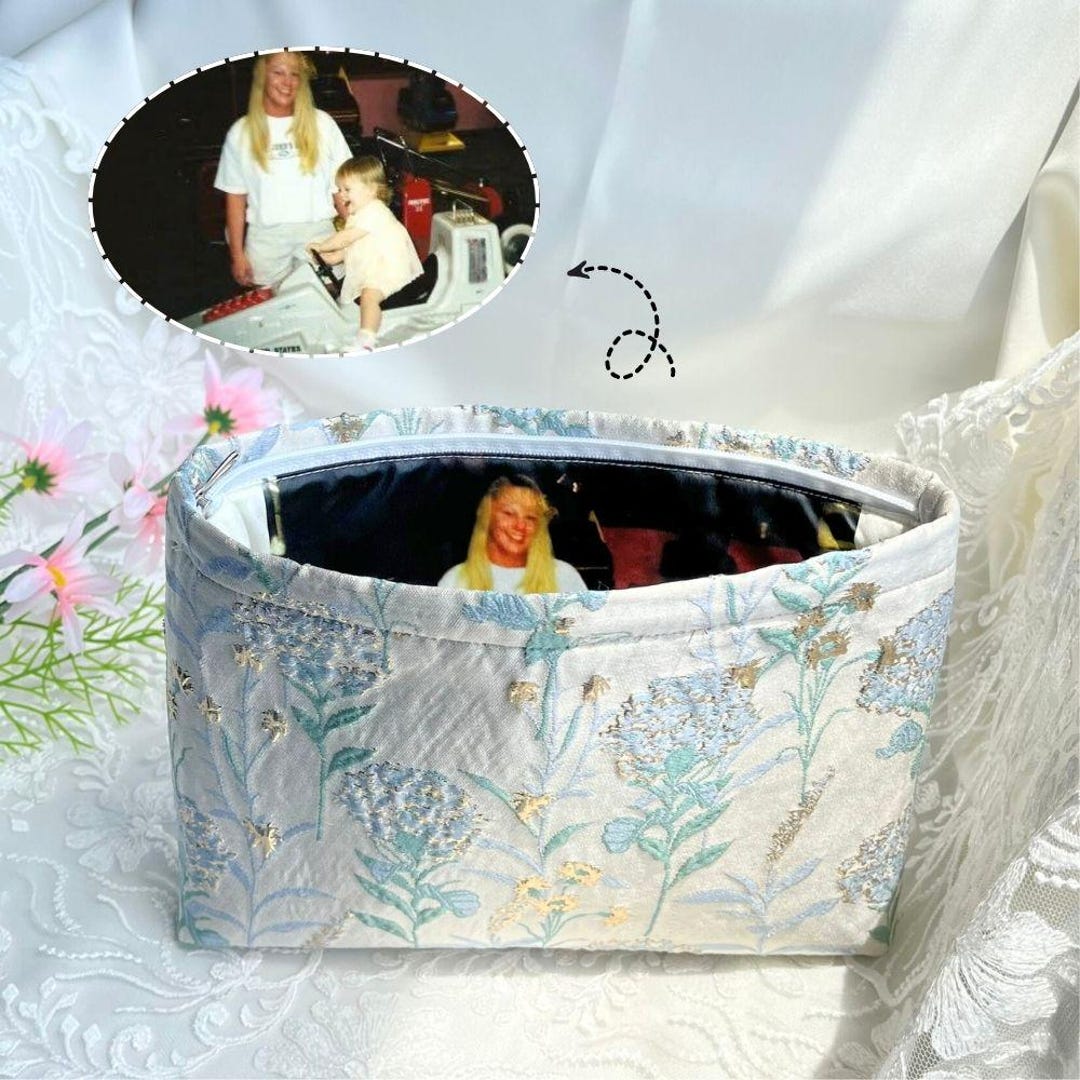 Custom Mother of Bride Clutch | Wedding Gift for Mom | Elegant Floral ...