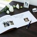 Personalized Wooden Wedding Guest Book, Custom Sign Book for Reception ...