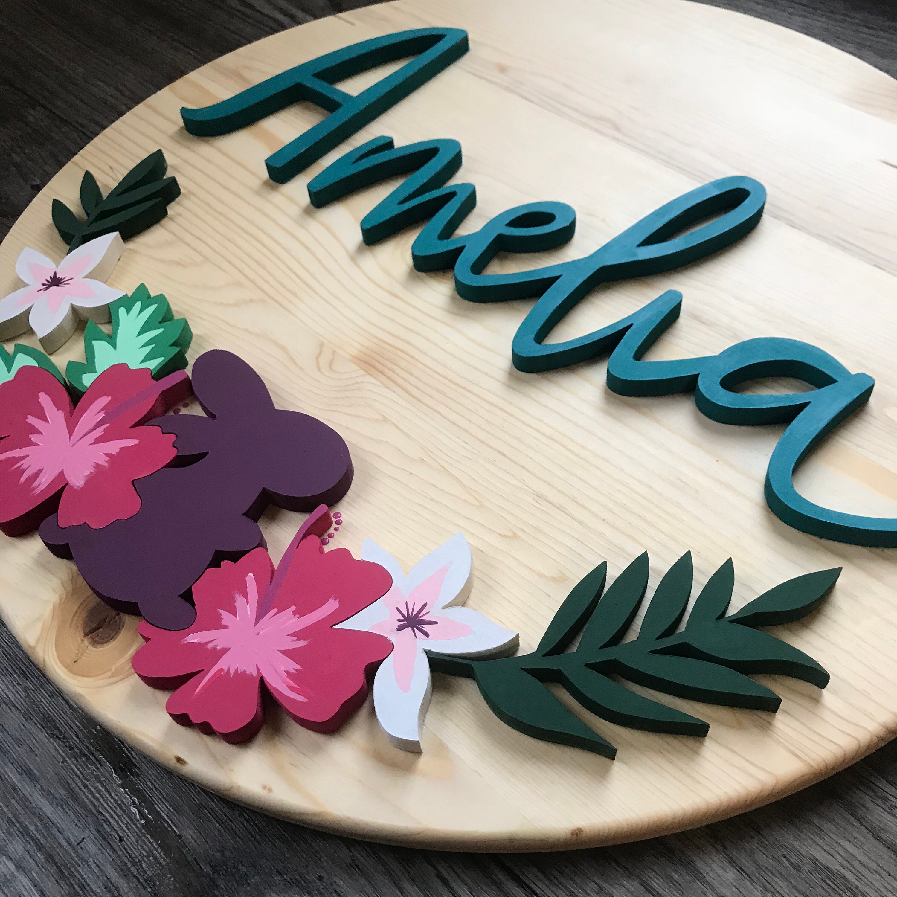 24” Custom Name Sign - Etsy