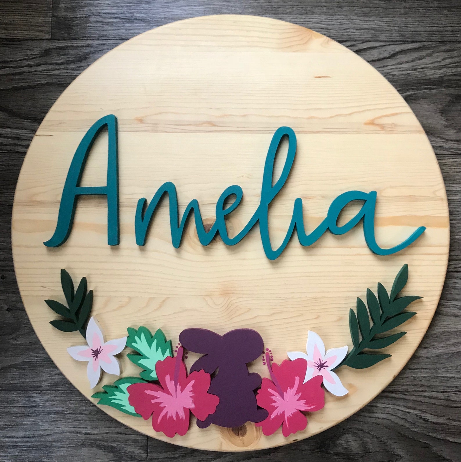 24” Custom Name Sign - Etsy