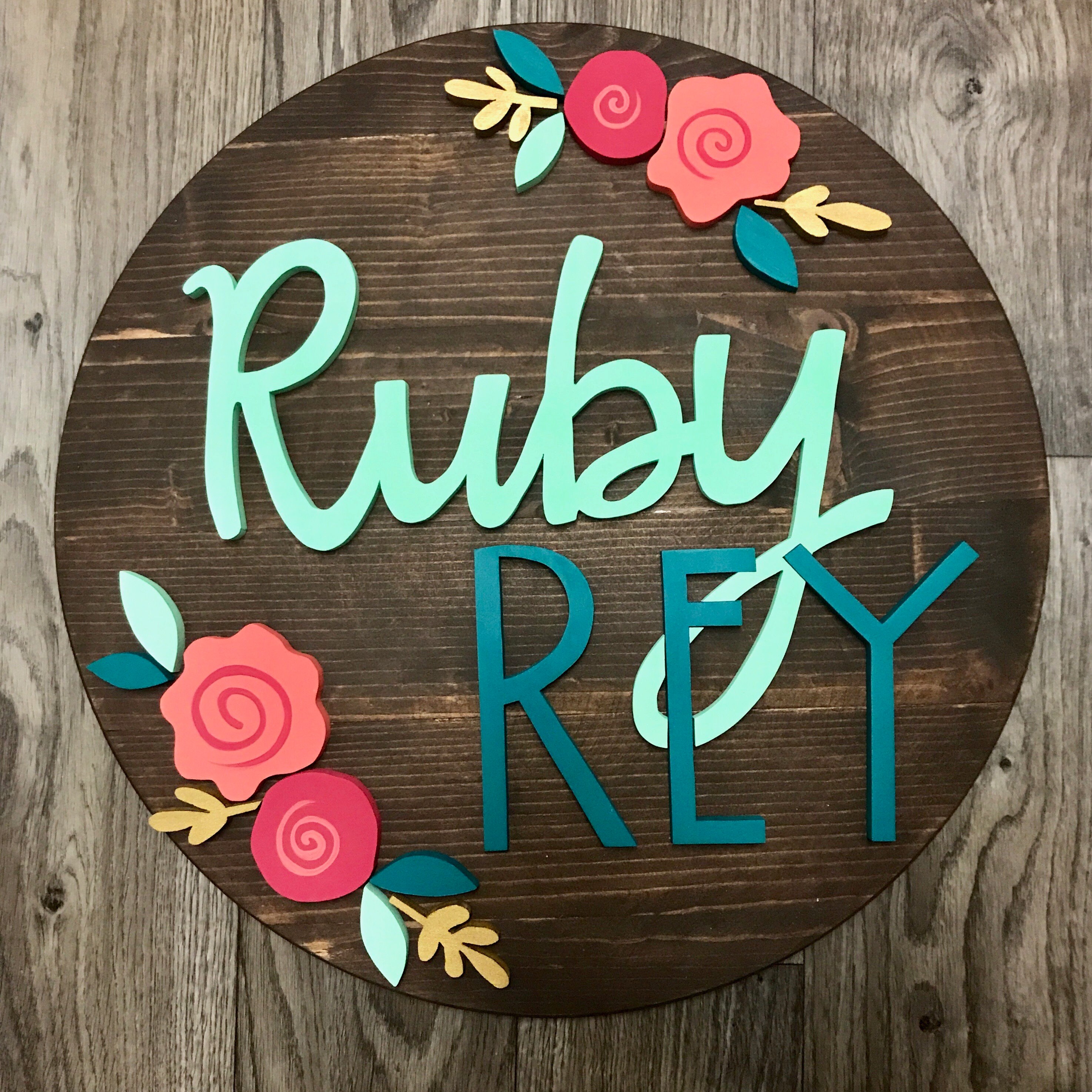 24” Custom Name Sign - Etsy