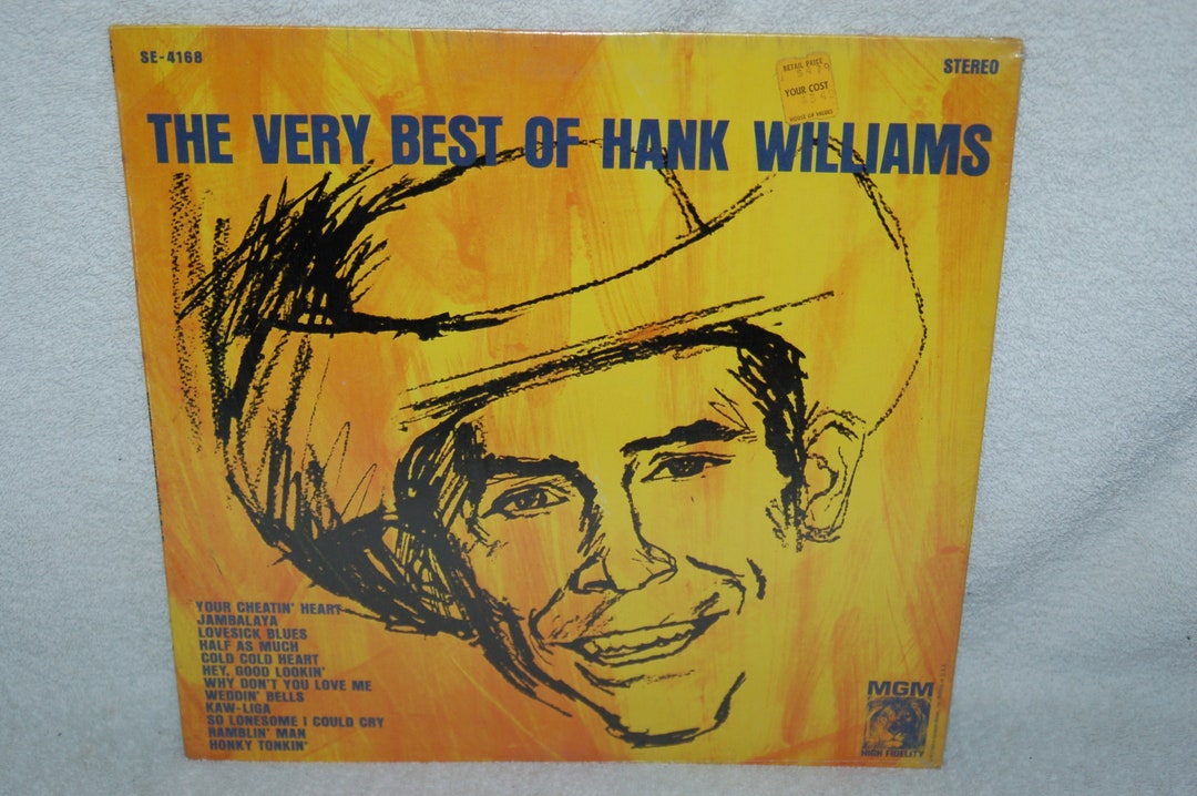 Hank Williams the Very Best of LP Record - Etsy
