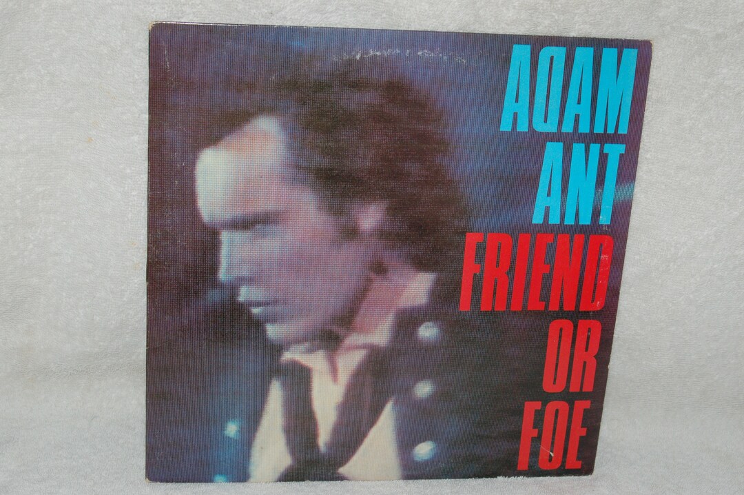 Adam Ant Friend or Foe LP Record - Etsy