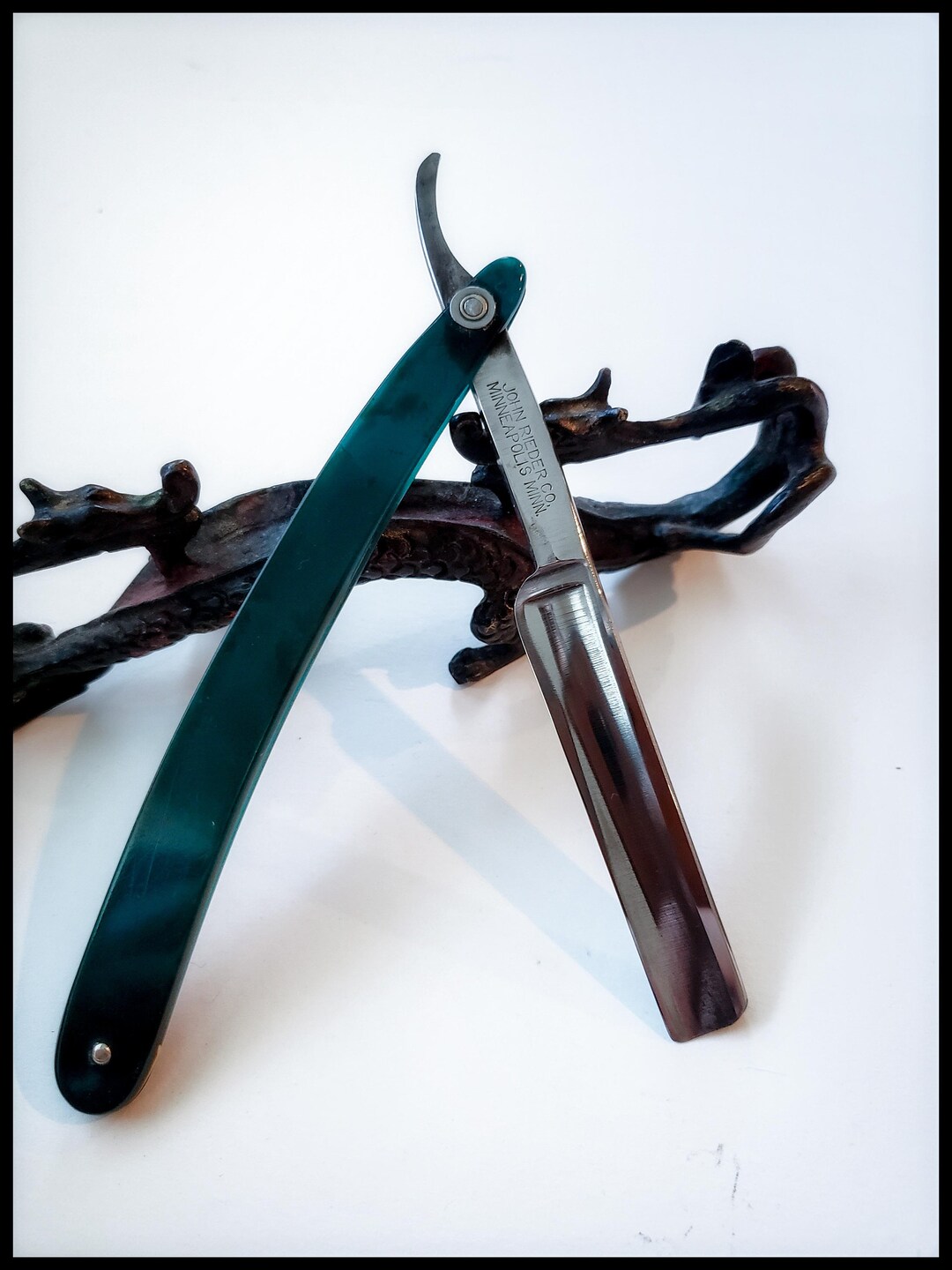 Vintage John Rieder sat Suma Straight Edge Razor - Etsy