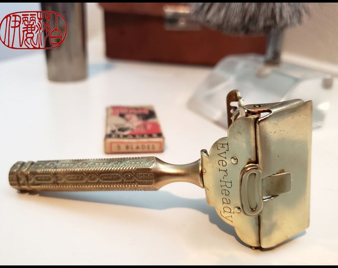 Vintage Ever-ready Single Edge Solid Brass Razor - Etsy