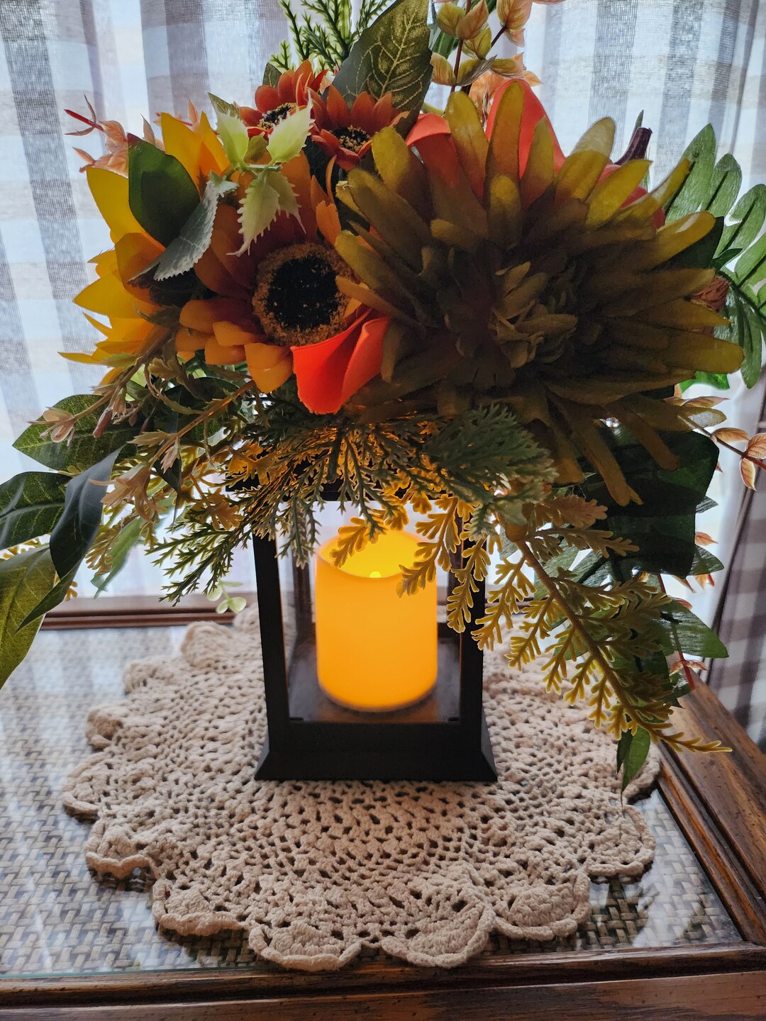 Fall Candle Lantern Autumn Candle Lantern - Etsy