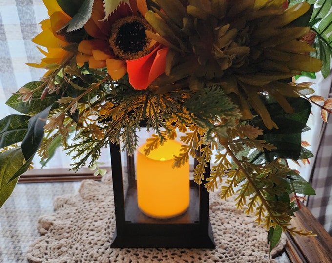 Fall Candle Lantern Autumn Candle Lantern - Etsy