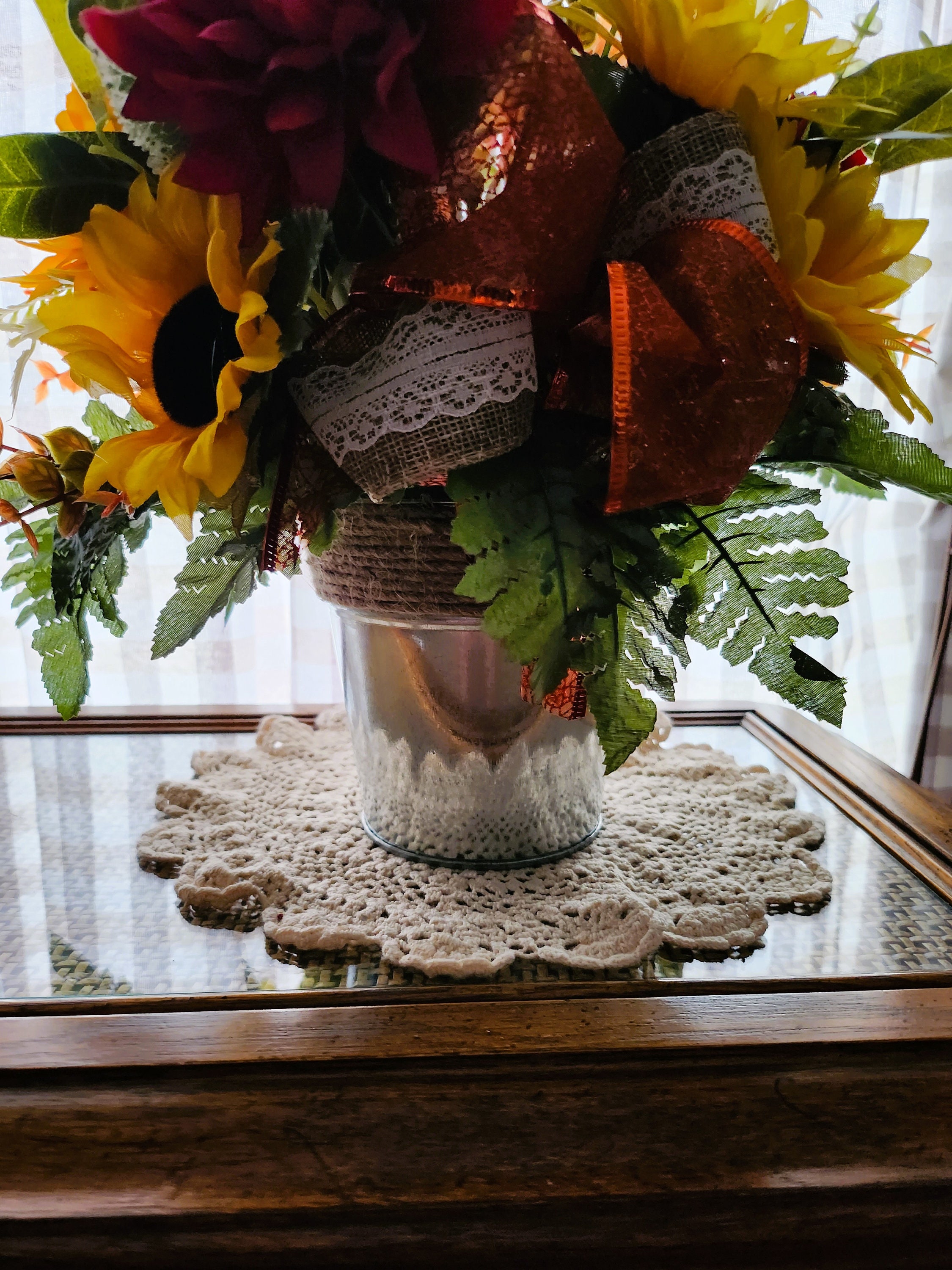 Rustic Fall Arrangement Autumn Fall Arrangement - Etsy