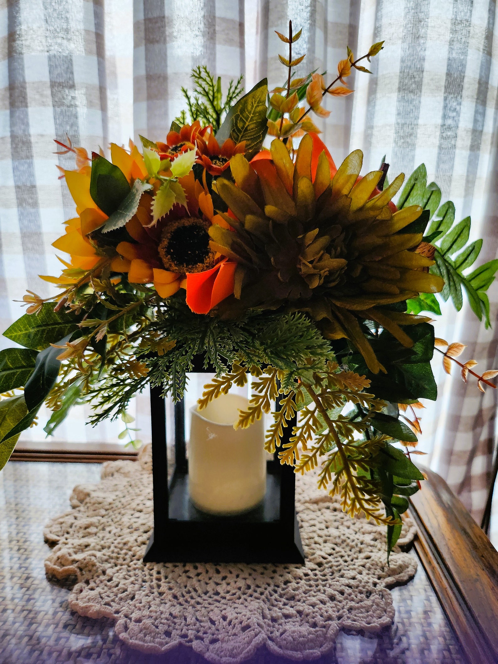 Fall Candle Lantern Autumn Candle Lantern - Etsy