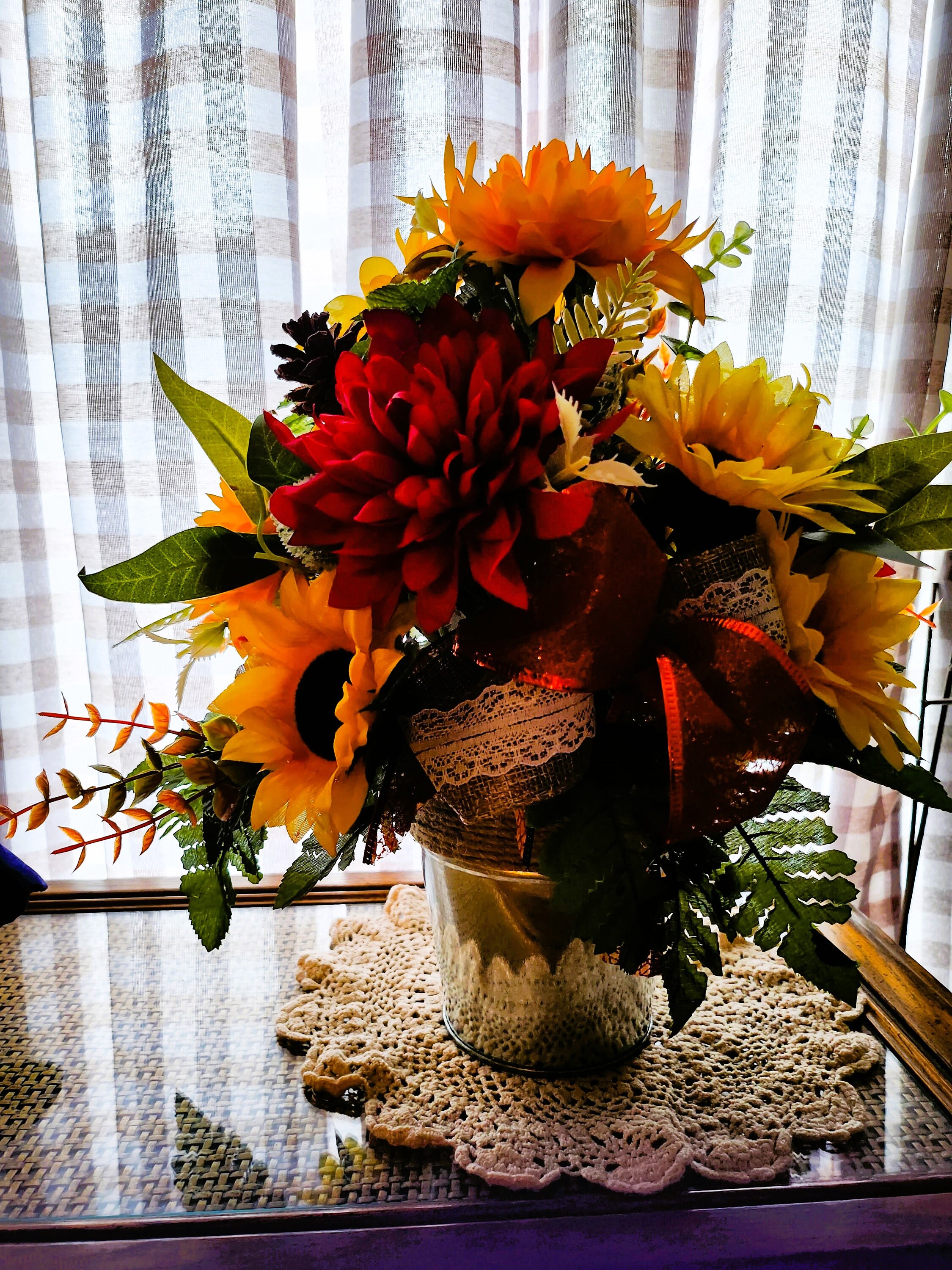 Rustic Fall Arrangement Autumn Fall Arrangement - Etsy