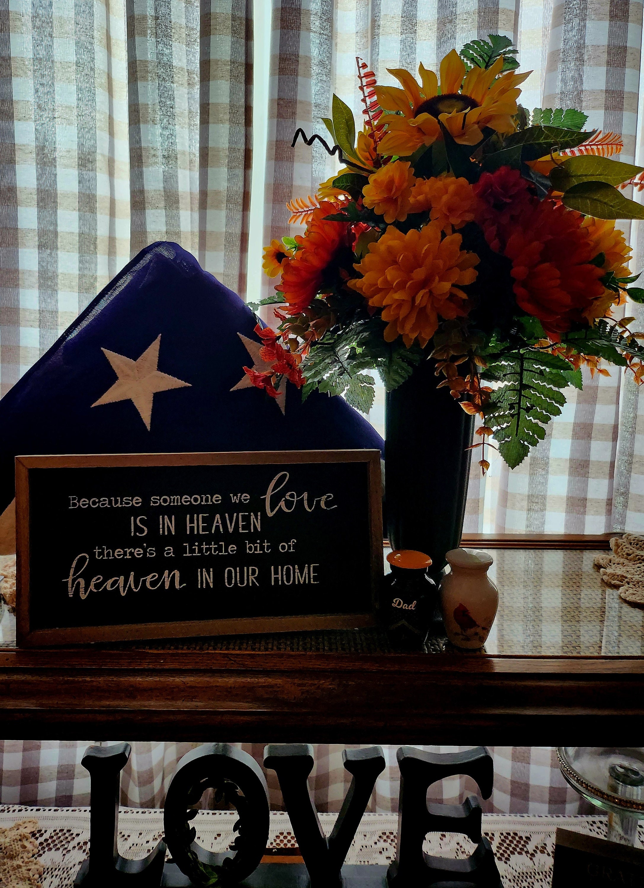 Fall Memorial Urn Fall Cemetery Urn Autumn Memorial Urn Autumn - Etsy