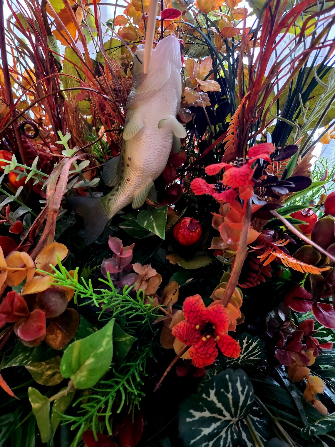 Fishing Memorial Saddle Fishing Casket Spray Fishing Funeral Spray ...