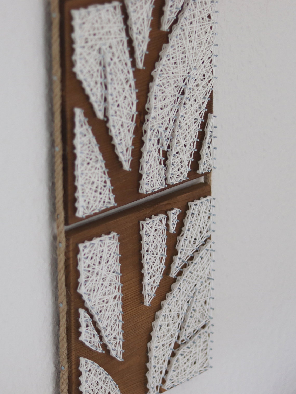 Tree Silhouette String Art Thread Picture Wall Decoration Wood - Etsy