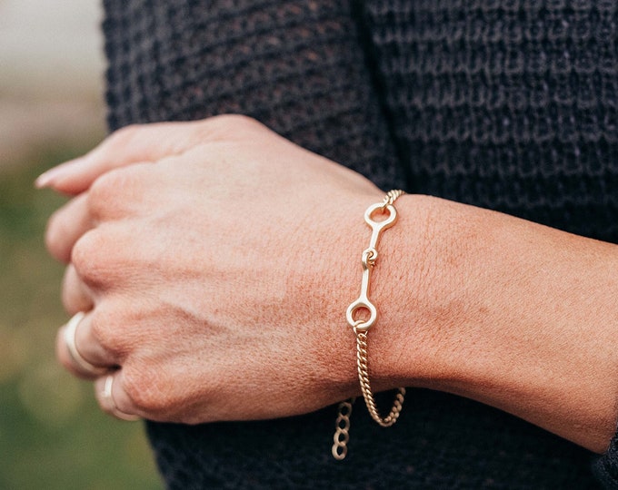 Horse Bit Bracelet Horse Rein Bit Equestrian Bracelet Horse Love Horse ...
