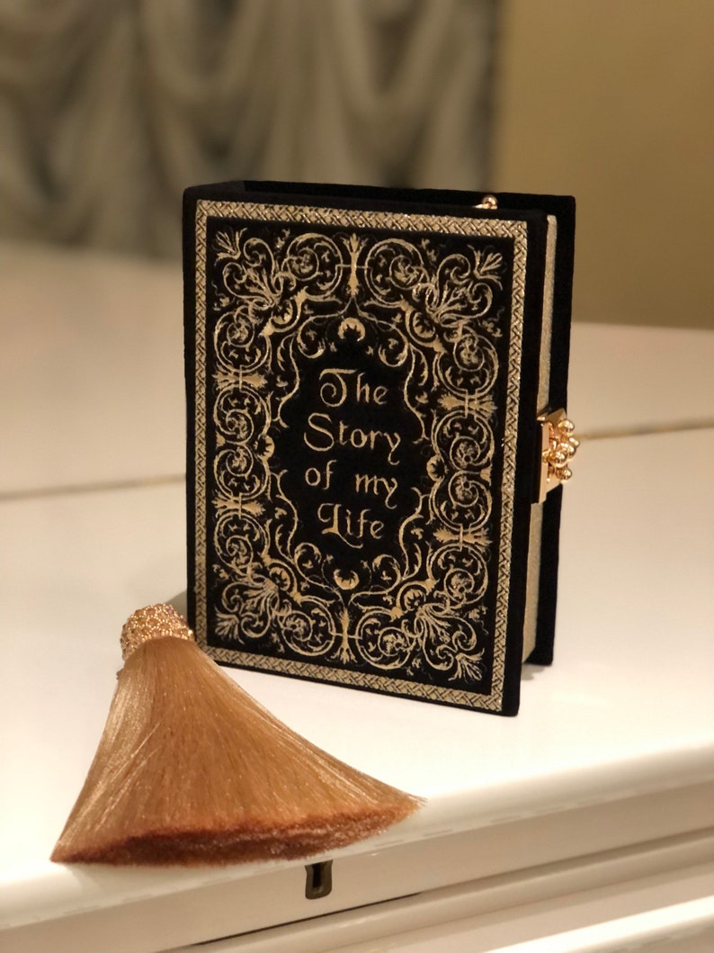 Clutch Book Original Gift the Story of My Life Bookclutch Gold ...