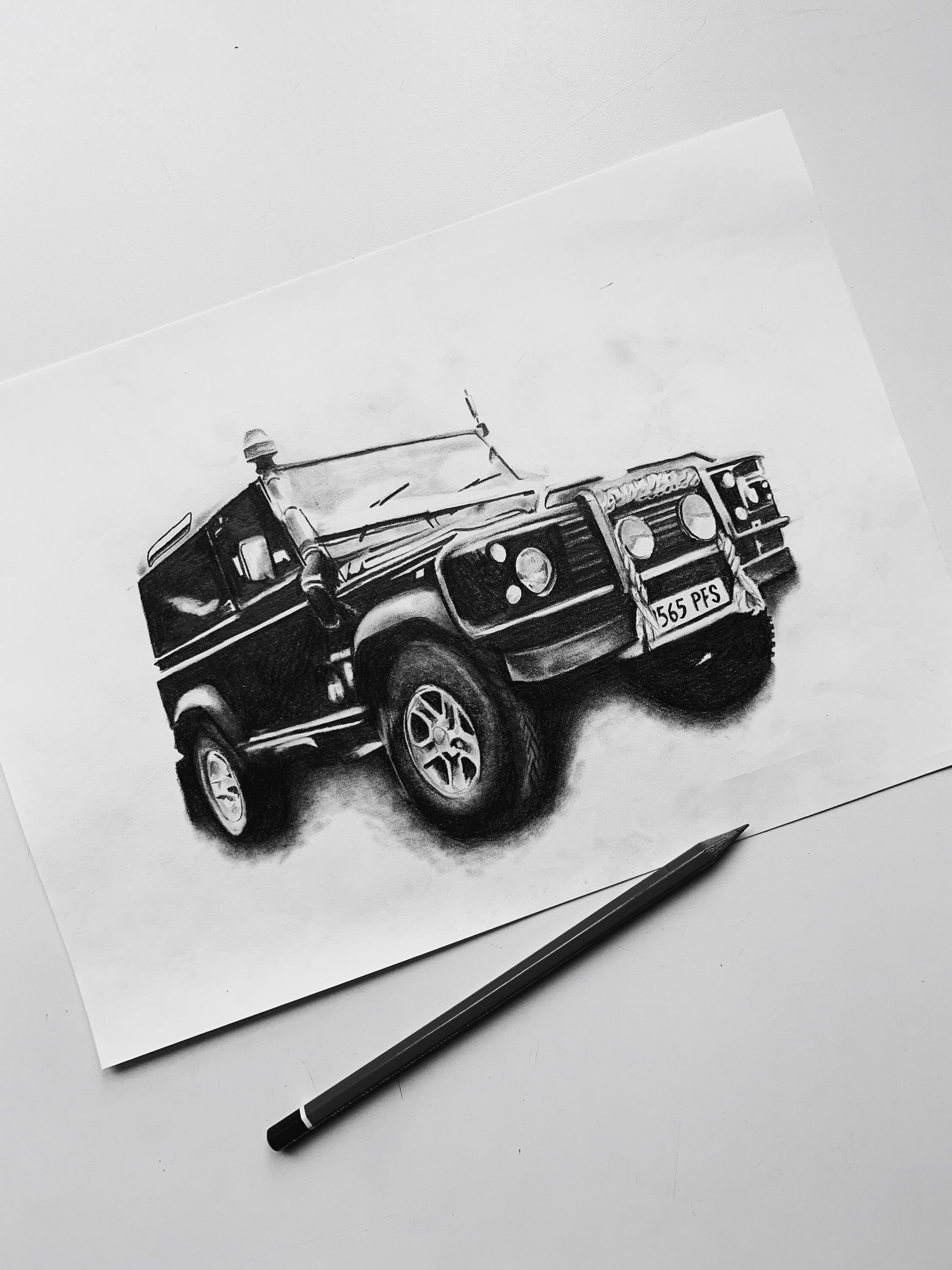 Size A3 Custom Car Drawing / Car Portrait / Personalised Car - Etsy