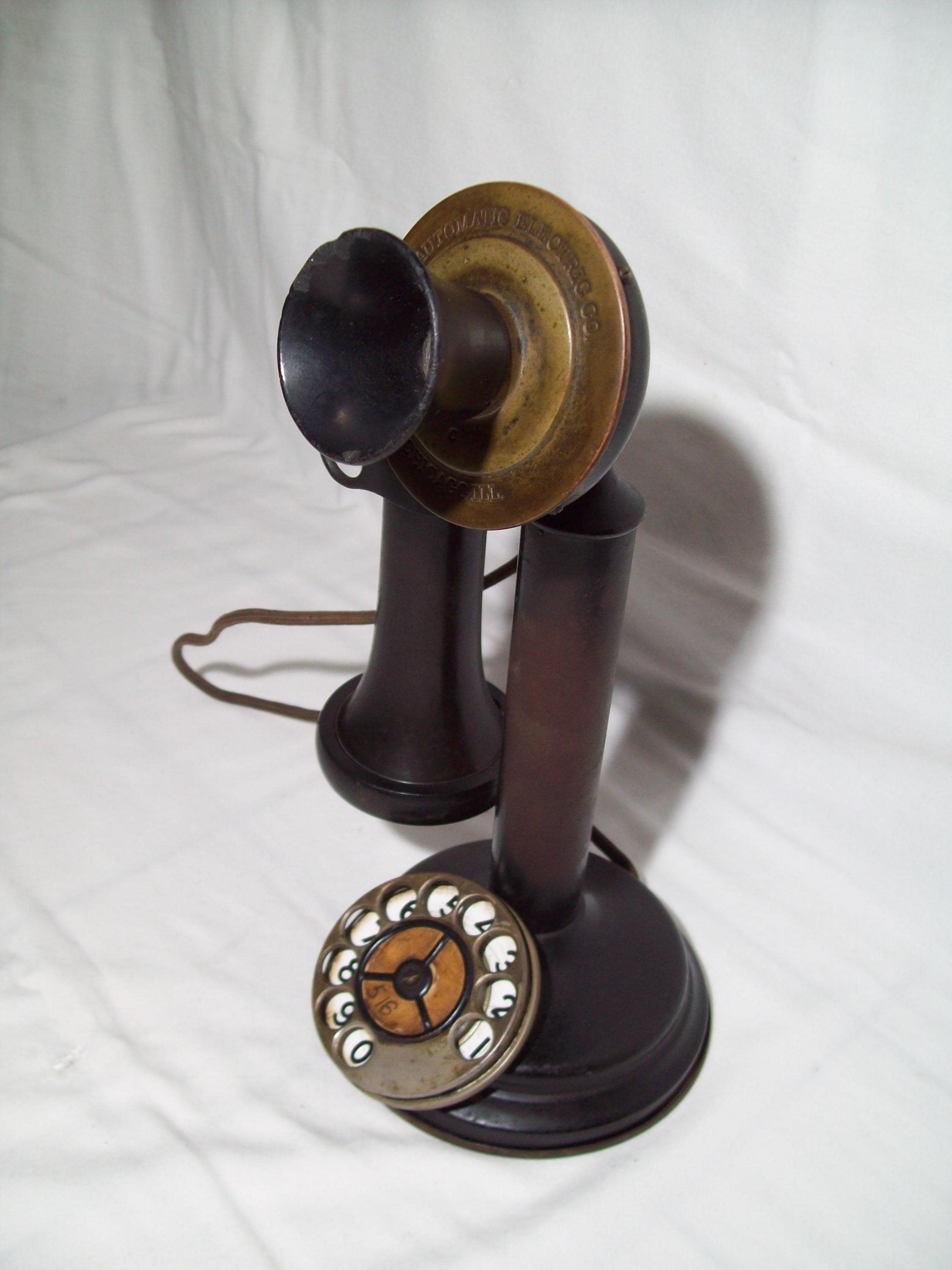 Early 1900's Automatic Electric Antique Candlestick Dial-phone ...