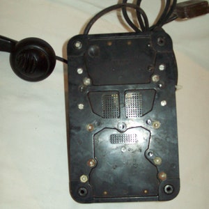 Antique Leich Desk Telephone ~ Early Bakelite Pone Unit ~ Does Display ...