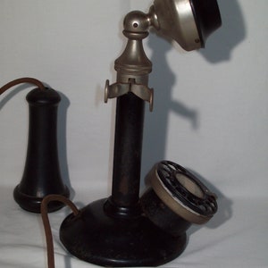Early 1900's Stromberg Carlson Rory-dial Candlestick Telephone ~ Does ...