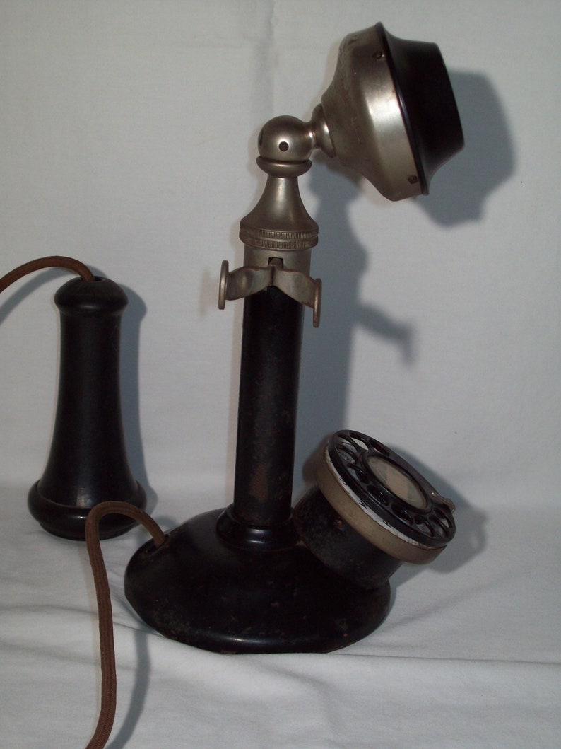 Early 1900's Stromberg Carlson Rory-dial Candlestick Telephone ~ Does ...