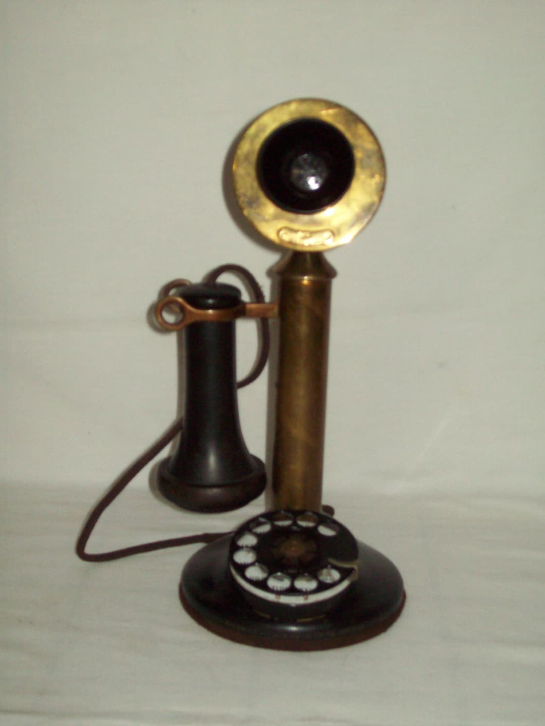 Early 1900's ~ Antique Rotary-dial Candlestick Telephone ~ 50AL ~ Lot ...
