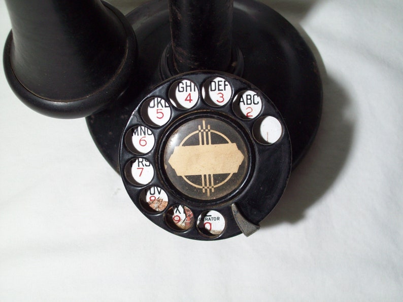 Early 1900's Stromberg Carlson Rory-dial Candlestick Telephone ~ Does ...