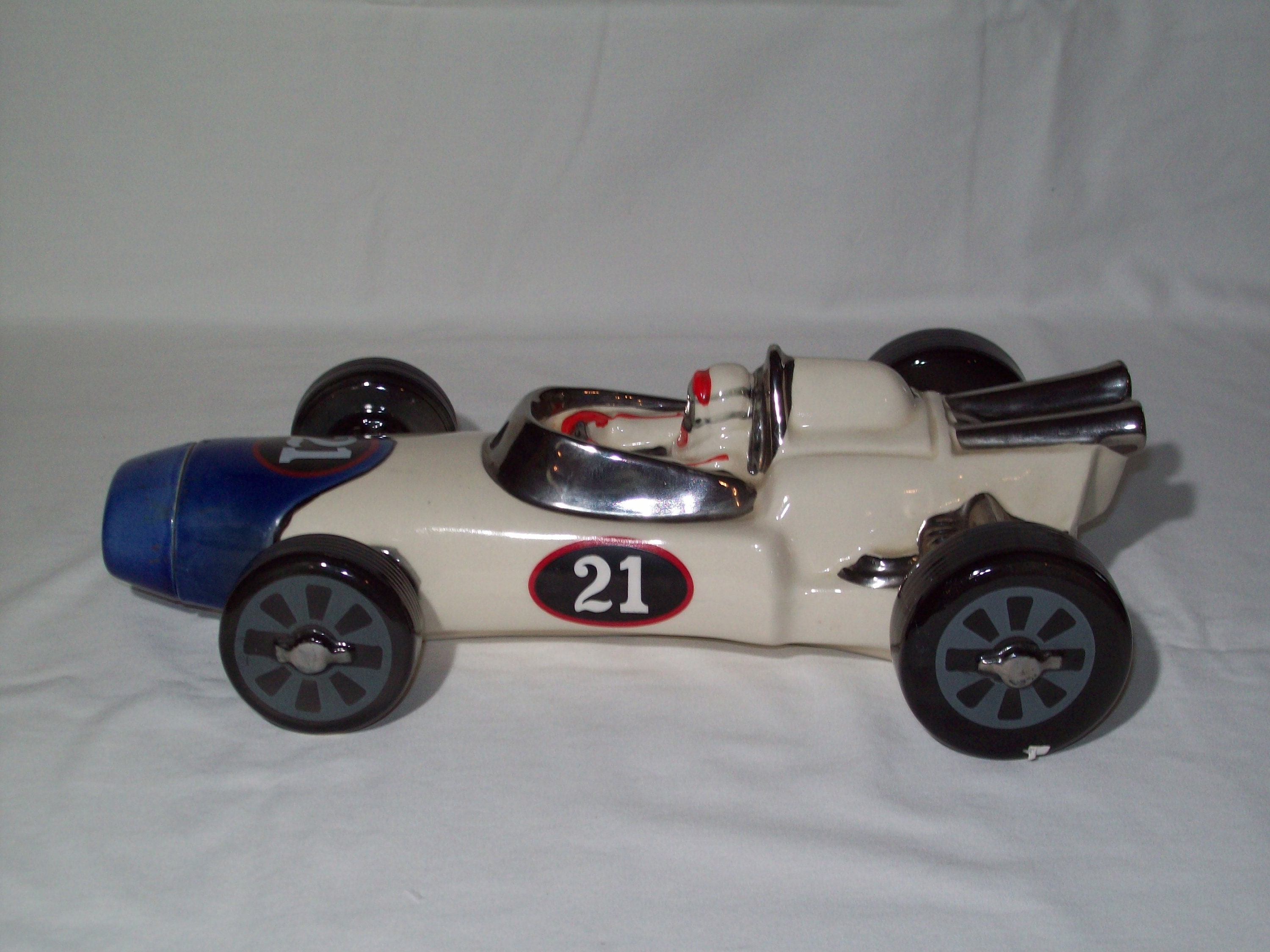 Vintage 1970 Ezra Brooks Race Car 21 Whiskey Decanter - Etsy