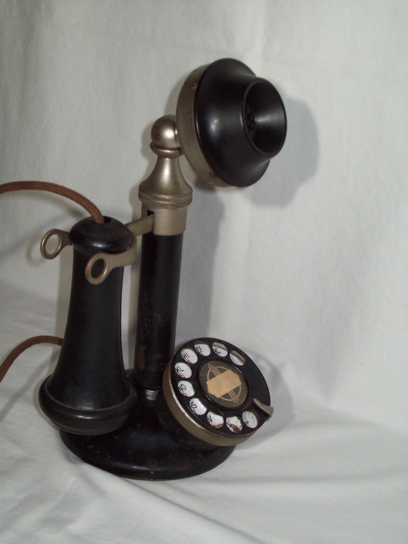 Early 1900's Stromberg Carlson Rory-dial Candlestick Telephone ~ Does ...